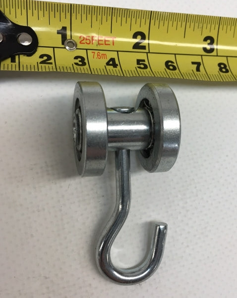 Steel Wheel Trolley with 1" Hook — Curtains & Doors Online