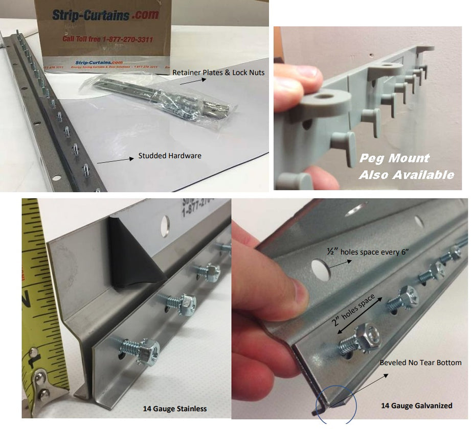 Build Common Strip Curtain Door Kits — Curtains & Doors Online