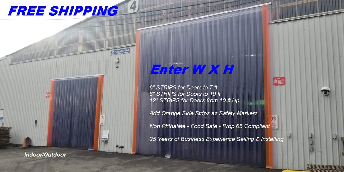 Build Common Strip Curtain Door Kits — Curtains & Doors Online