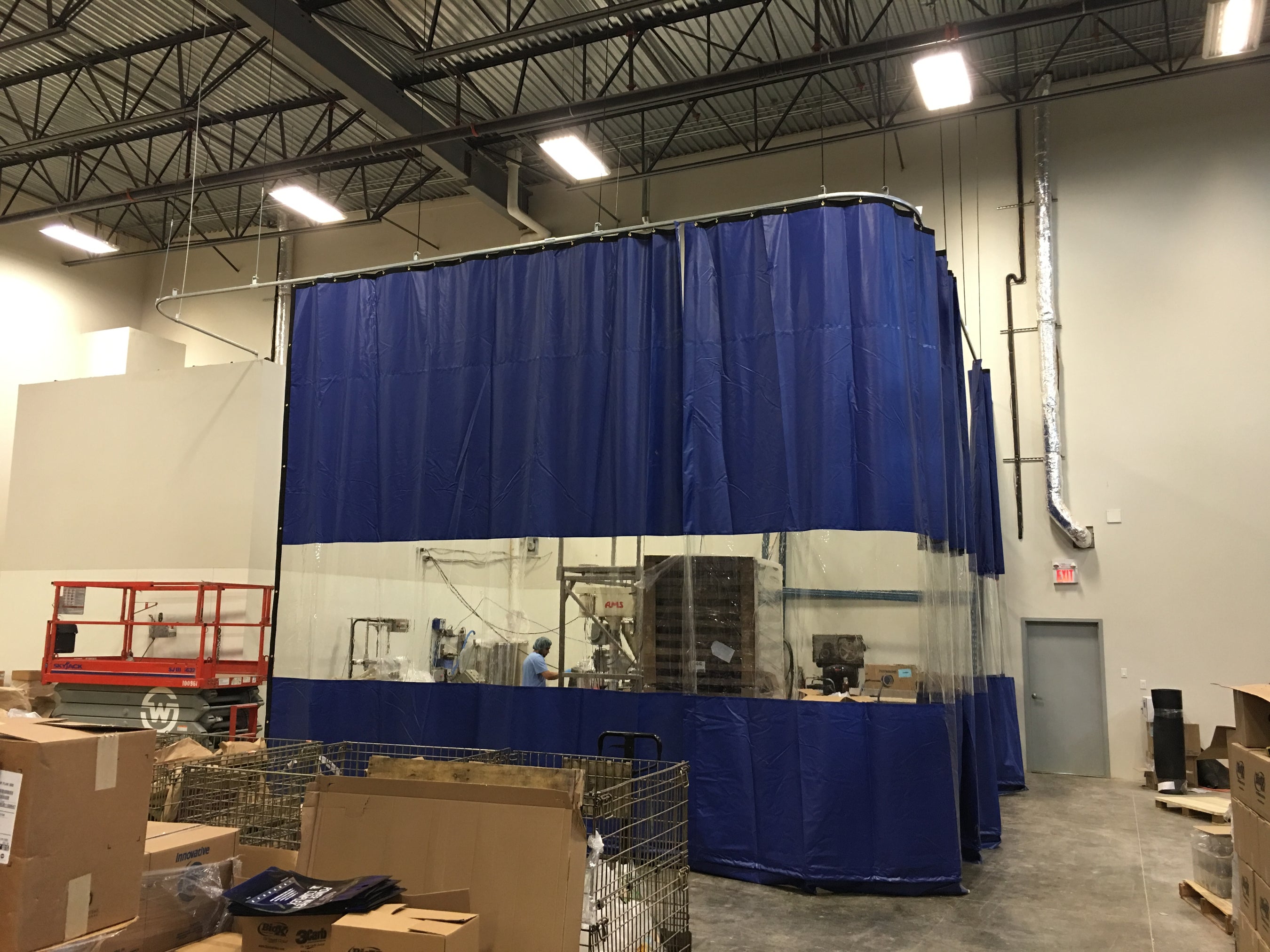 Strip Curtains, Industrial Curtains and Swing Doors — Curtains & Doors ...